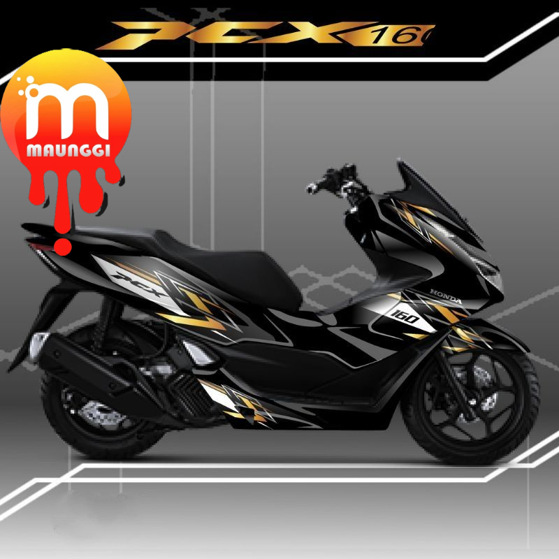 Jual Decal pcx 160 full body Striping honda pcx 160 full motif grafis ...