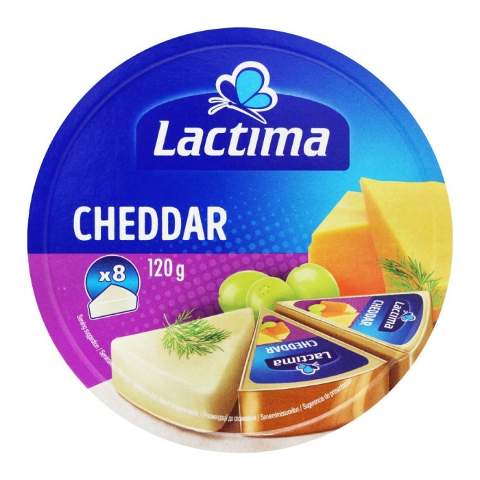 Jual Lactima Cheese Cheddar Portion 120G | Shopee Indonesia
