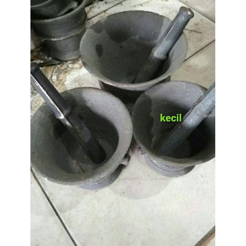 Jual LUMPANG BESI UNTUK TUMBUK BUMBU,JAMU DAN LAINNYA UKURAN SEDANG ...