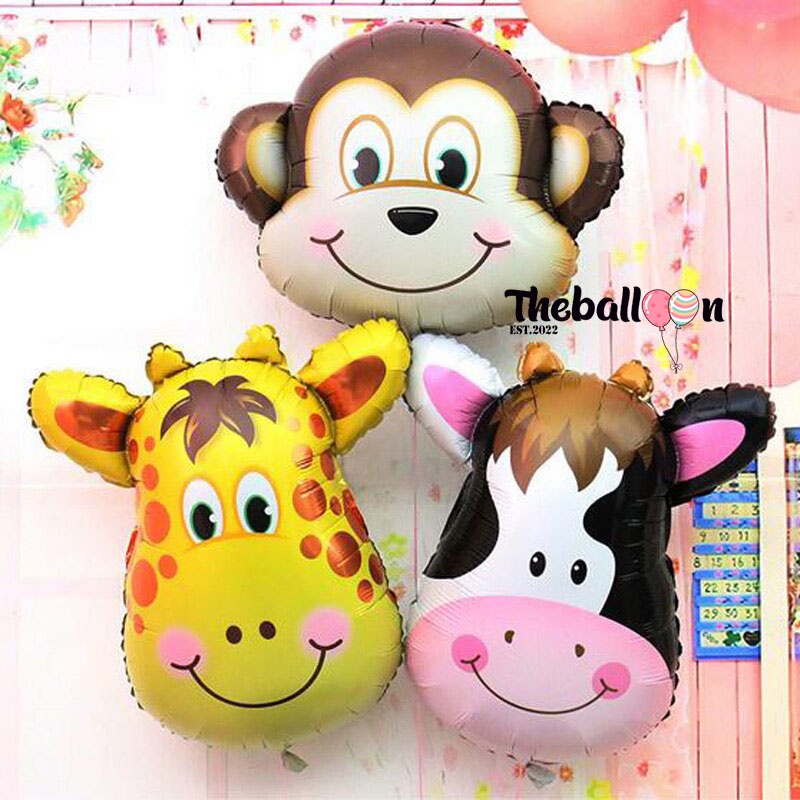 Jual Balon Foil Hewan Animal JUMBO BIG SIZE 80CM | Shopee Indonesia