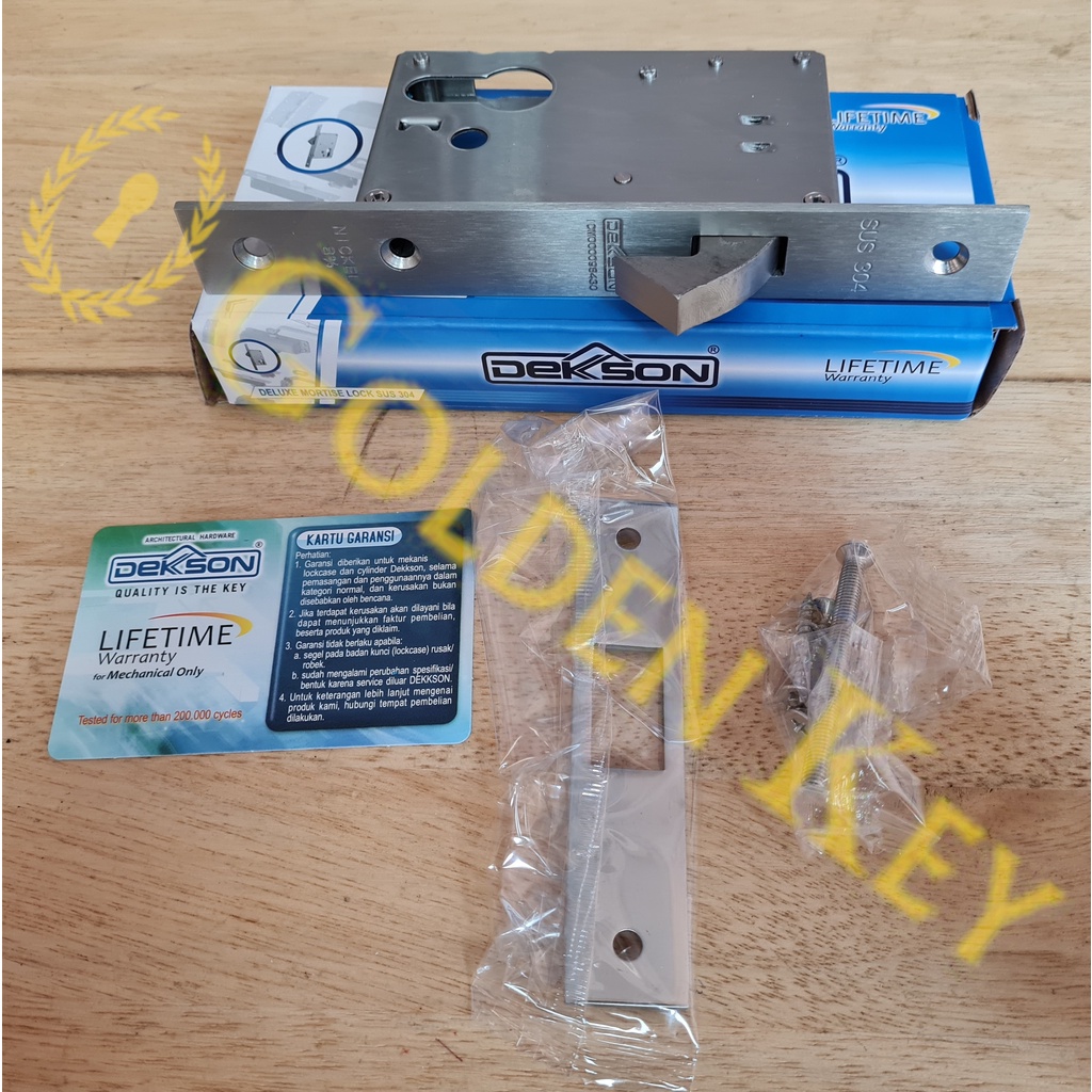 Jual Mortise Lock Sliding Dekson Dekkson MTS SLD DL 85100 SSS Body Bodi ...