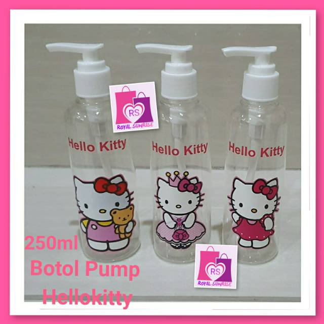 Jual Botol sabun Hello kitty Doraemon Keroppi botol pump Hello kitty | Shopee Indonesia