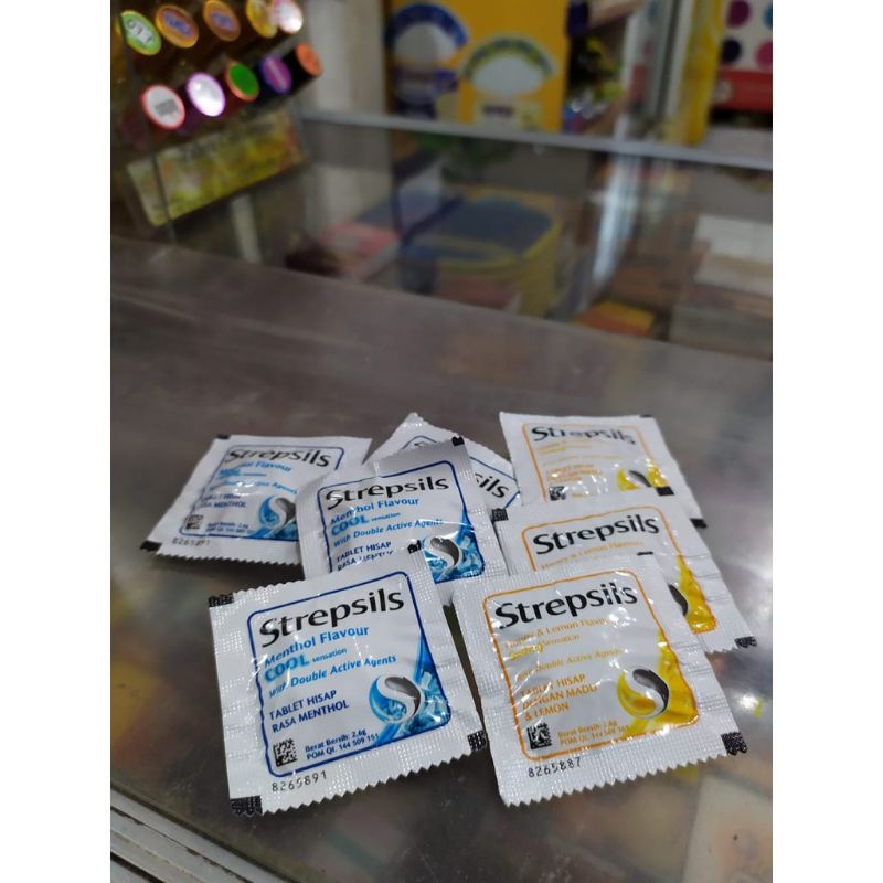 Jual Strepsil Strepsil Cool mentol/ Honey& Lemon Honey Lemon / pelega ...