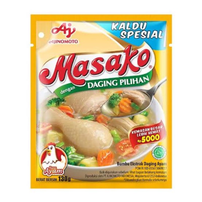 Jual Masako Rasa Ayam Sachet 130gr (Masako 5000) | Shopee Indonesia