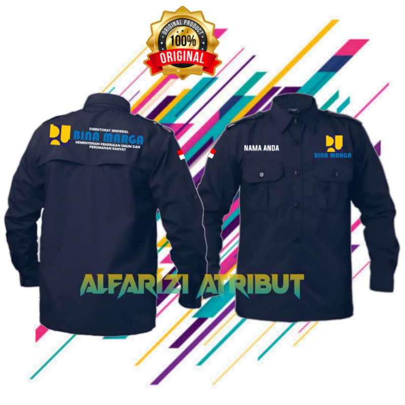 Jual KEMEJA PDL BINA MARGA KEMEJA LAPANGAN BINA MARGA | Shopee Indonesia