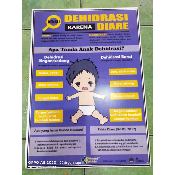 Jual (129) POSTER DEHIDRASI KARENA DIARE | Shopee Indonesia