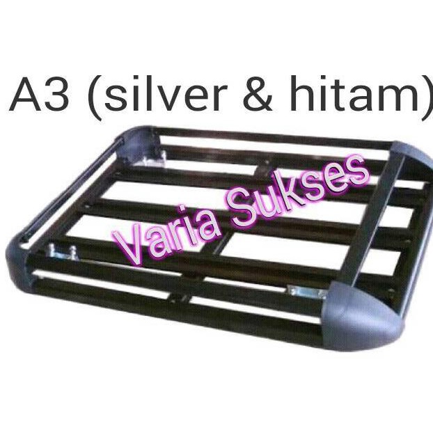 Jual Roof Rack Mobil + Kaki Roof Rail Cross Bar Paket Promo | Shopee ...