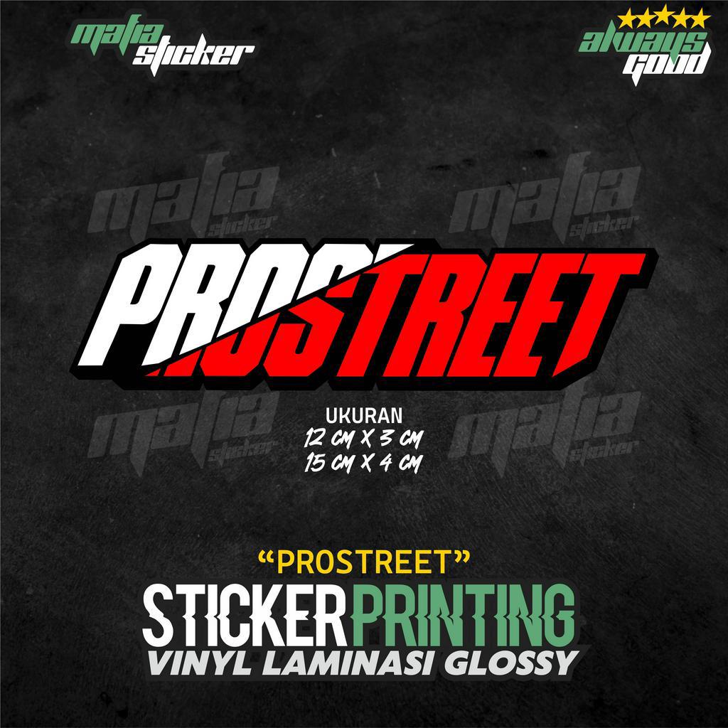 Jual STICKER/STIKER PRINT CUT PROSTREET VIRAL | Shopee Indonesia