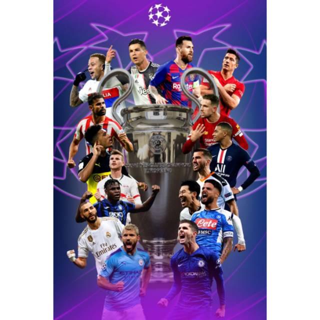 Jual READY!!!! BISA COD POSTER UCL UEFA CHAMPIONS LEAGUE ISI 4 POSTER ...