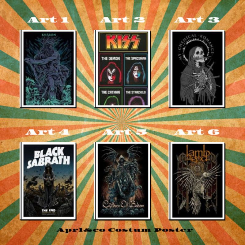 Jual [30 Lembar] Poster Kamar | Poster Dinding | Hiasan Kamar | Band ...