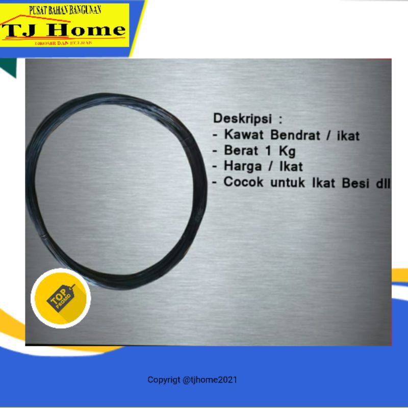 Jual Kawat Bendrat Ikat Besi Beton Ring Tiang 1 Kg Bangunan | Shopee ...