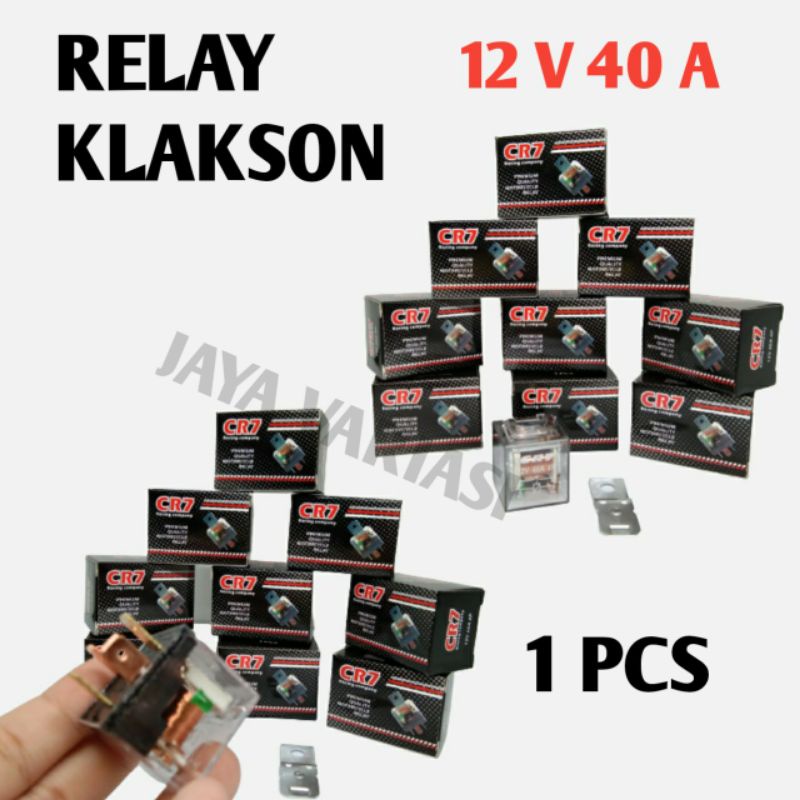 Jual RELAY KLAKSON 4 KAKI 12 VOLT 40 AMPERE ALARM KLAKSON LAMPU DLL ...