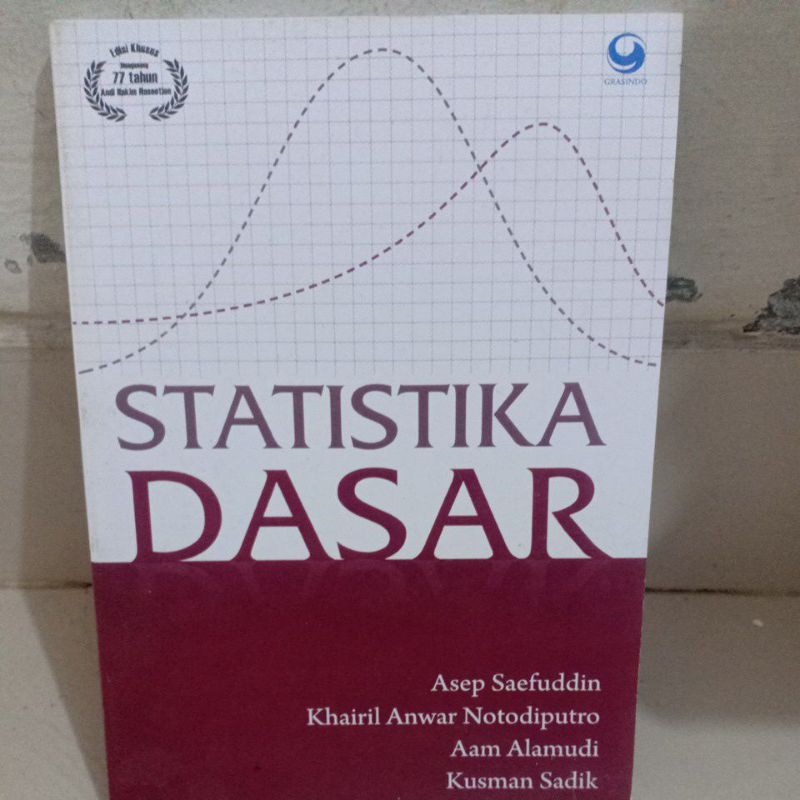 Jual BUKU STATISTIKA DASAR BY ASEP SAEFUDDIN ORIGINAL | Shopee Indonesia