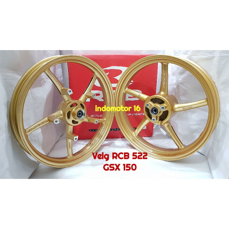 Jual Velg RCB GSX 150 522 Racing Boy Gold Original | Shopee Indonesia