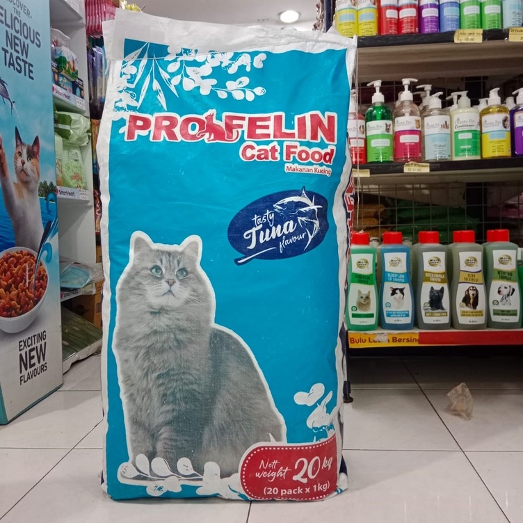 Jual PROFELIN CAT FOOD 20 KG - MAKANAN KERING KUCING KHUSUS GOJEK/GRAB ...