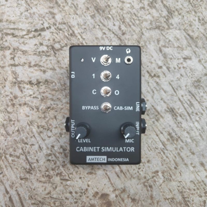 Jual Cabsim / Cabinet Simulator AMTECH alat direct Gitar ke mixer ...