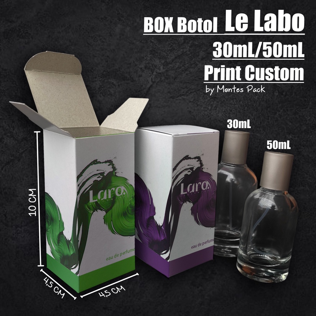Jual Box LE LABO CUSTOM / box botol PRINT 30ml 50ml / lelabo / Box 4 ...