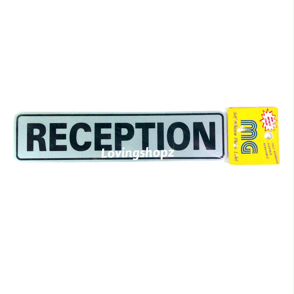 Jual Sticker Tulisan Reception | Shopee Indonesia