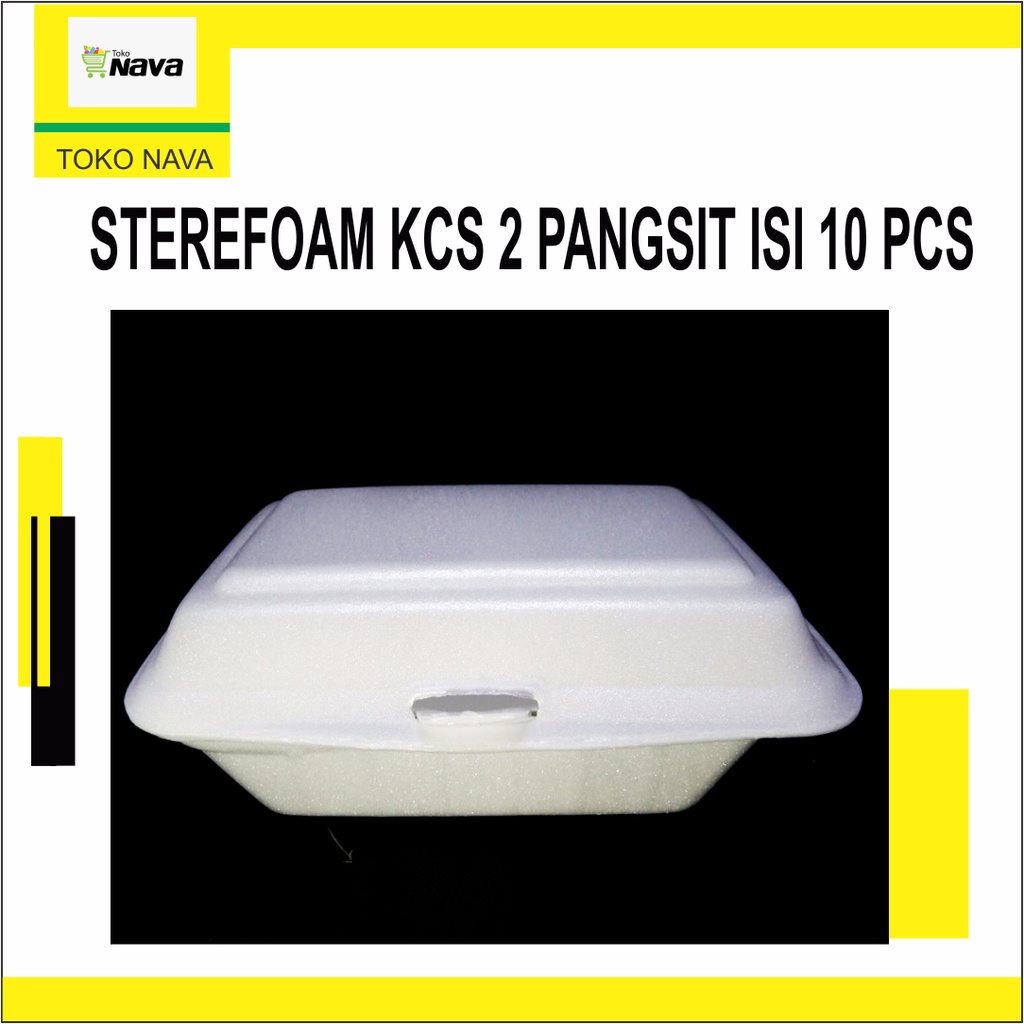Jual Foam Pangsit Foam Bubur Sterefoam Pangsit Merk KCS 2 Isi 10 Pcs ...