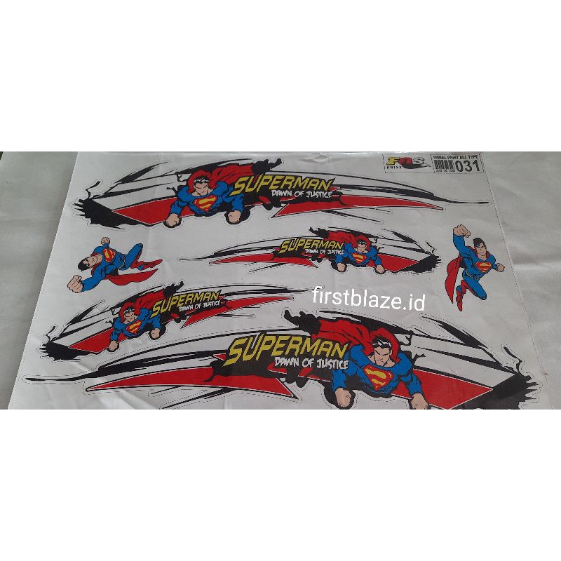 Jual STICKER STRIPING MOTOR SUPERMAN | Shopee Indonesia