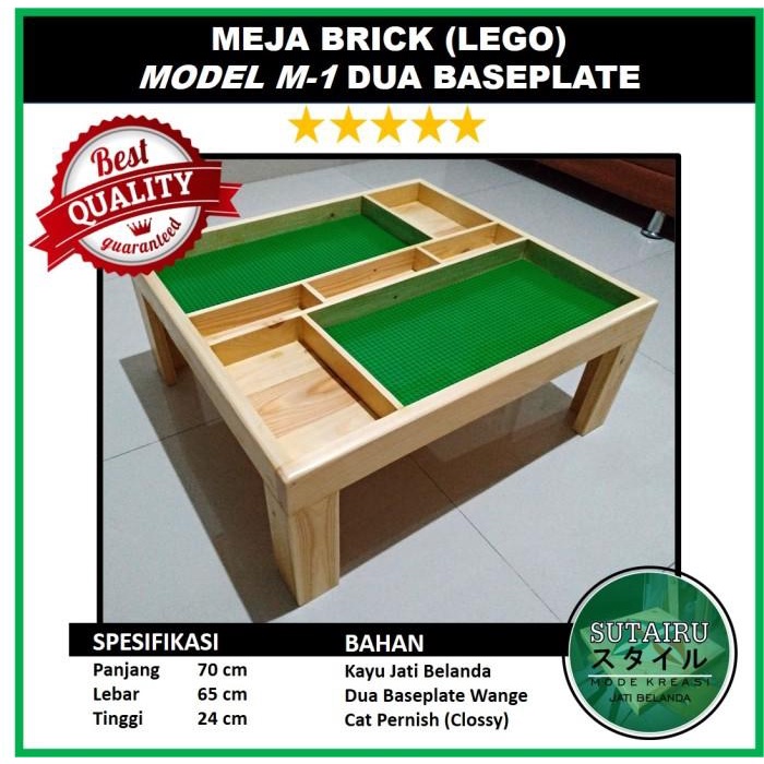 Jual Brick Block | Promo! Meja Lego M1 + 2 Base Plate Lego (Khusus ...