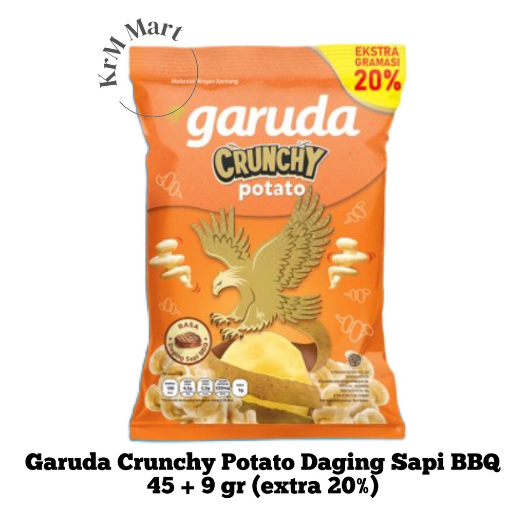 Jual Garuda Crunchy Potato Daging Sapi BBQ 1 bungkus kranci kentang ...