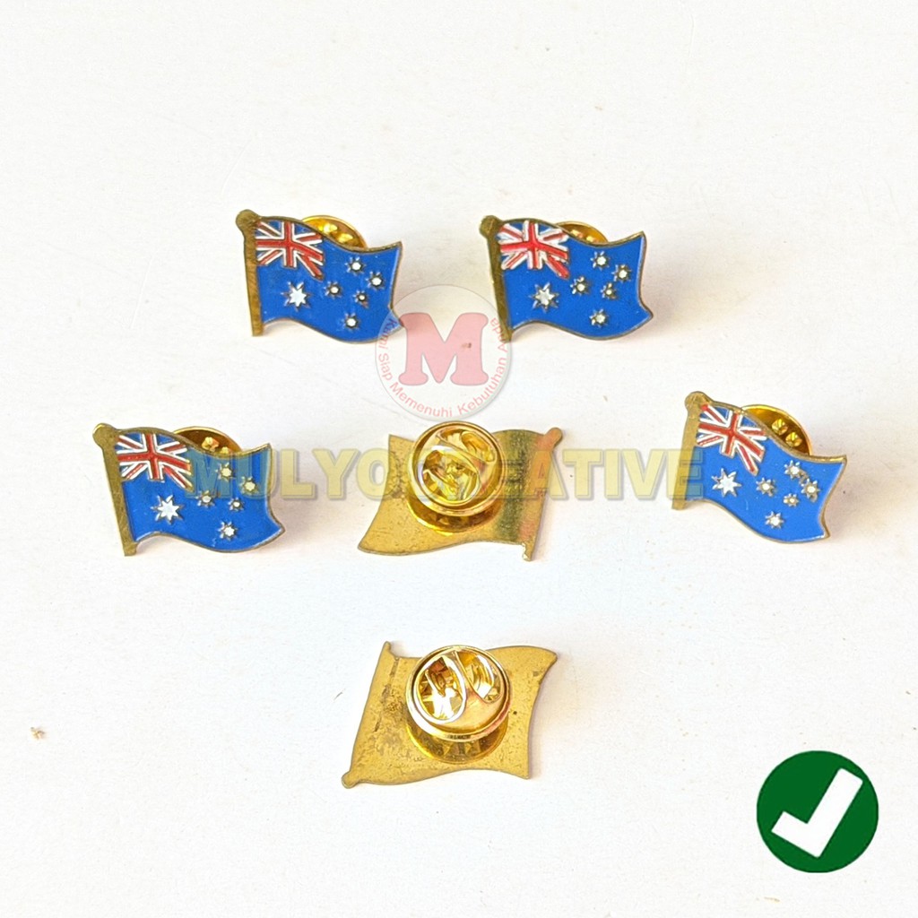 Jual Pin Bendera Australia Pin Flag Australia Flag Pin | Shopee Indonesia