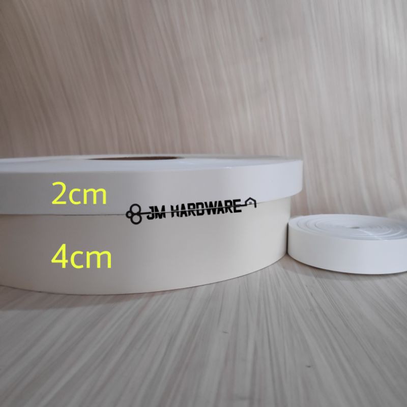Jual Vinil putih dof / edging putih vynil dop 2cm 4cm vinyl | Shopee ...