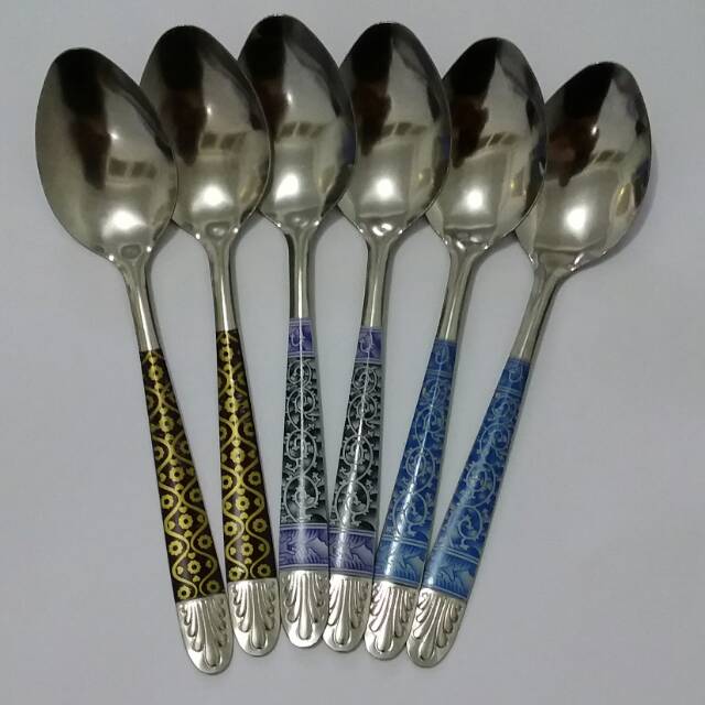 Jual Sendok Batik / Garpu Batik Stainless Steel | Shopee Indonesia