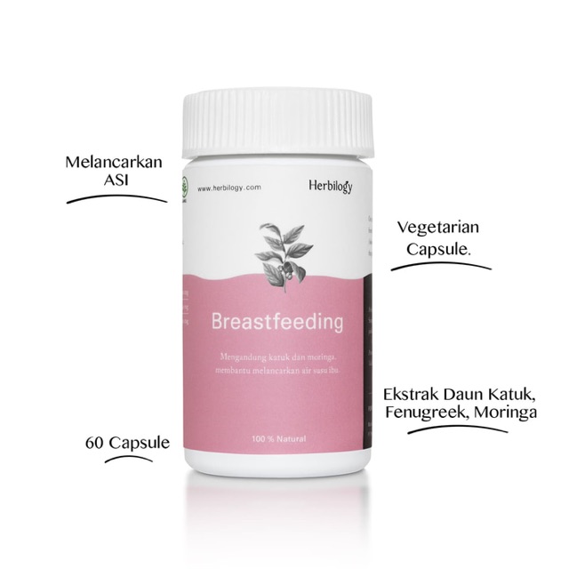 Jual Asi Booster Herbilogy Breastfeeding Capsule 60 Pcs | Shopee Indonesia
