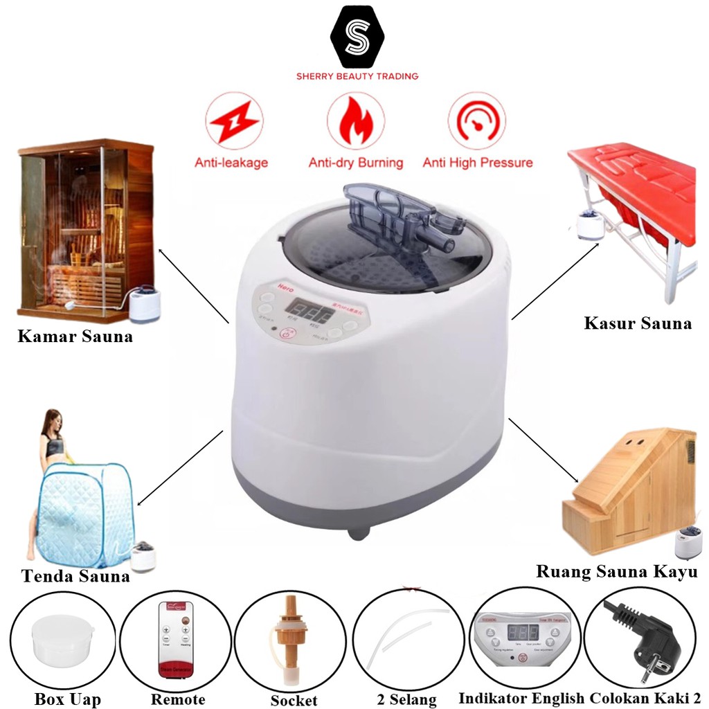 Jual Mesin Sauna Uap Portable Steam Spa Termurah | Shopee Indonesia