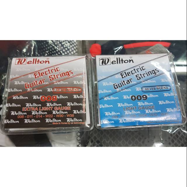 Jual Tali Senar Guitar Elektrik Gitar Listrik Welton | Shopee Indonesia