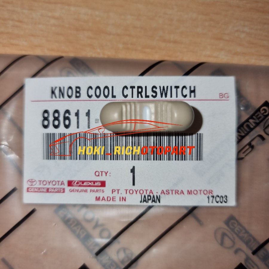 Jual Knob Ac belakang double Blower Innova Lama original harga satuan ...