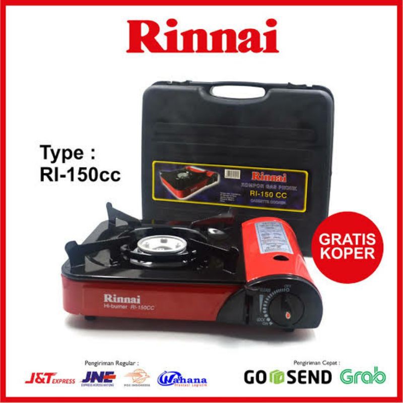 Jual RINNAI KOMPOR GAS PORTABLE RI 150 CC GAS KALENG DAPAT KOPER ...