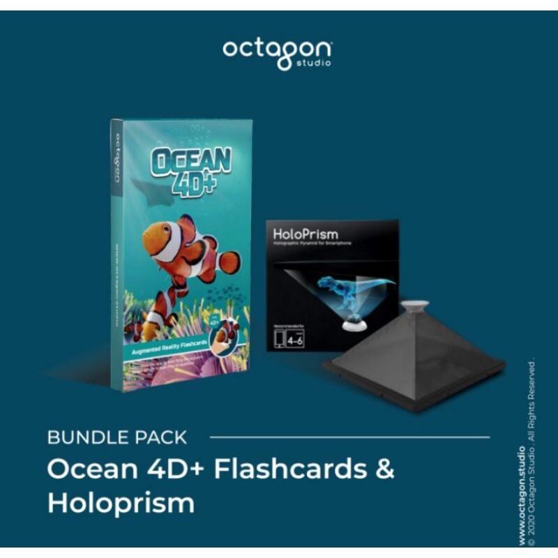Jual Kartu Edukasi Ocean 4D Octagon Studio Best Value | Shopee Indonesia