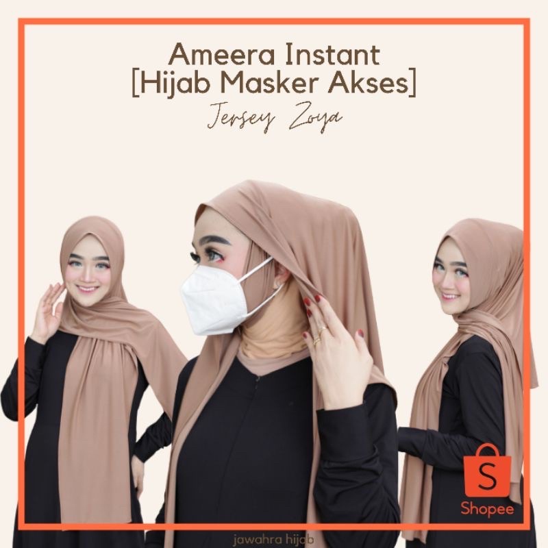 Jual INARA MEDINA MASK JERSY PASMINA INSTAN 75cmX170cm | Shopee Indonesia