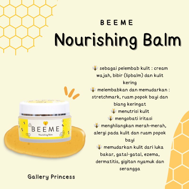 Jual Beeme Nourishing Balm | Natural Soap | Sunscreen Lotion | Shopee ...