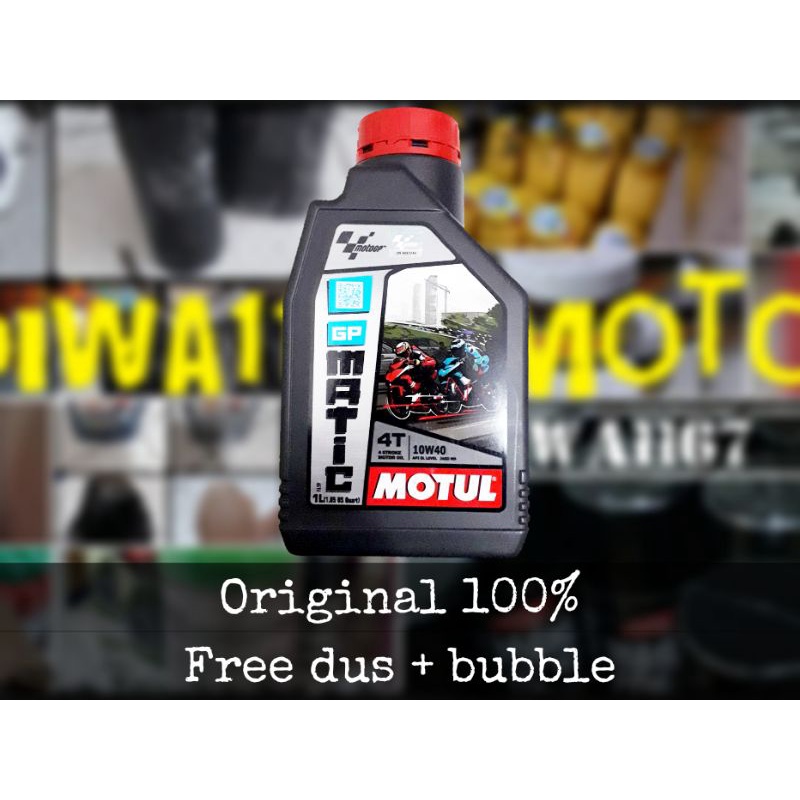 Jual Oli MOTUL GP MATIC 10W40 u/ Motor Matic, 1 Liter | Shopee Indonesia