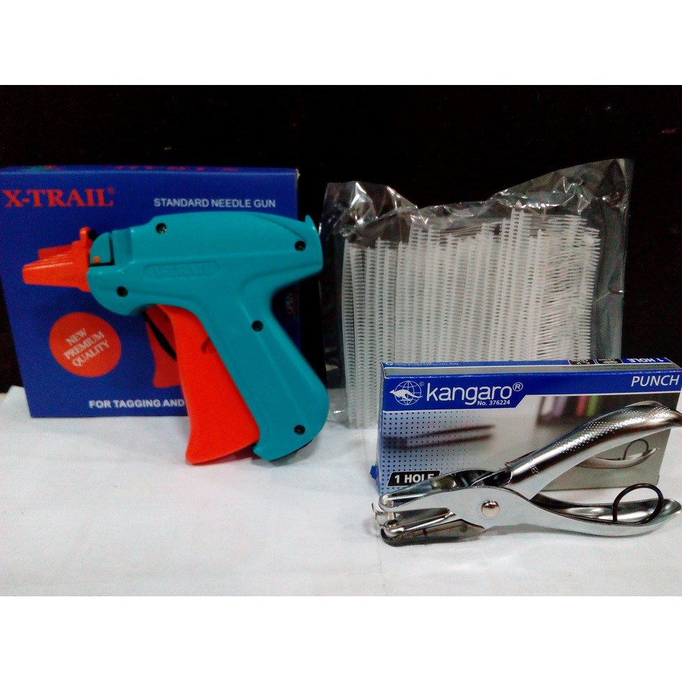 Jual Paket alat tembak TAG GUN (+1000 tag arrow pin) & pembolong kertas ...