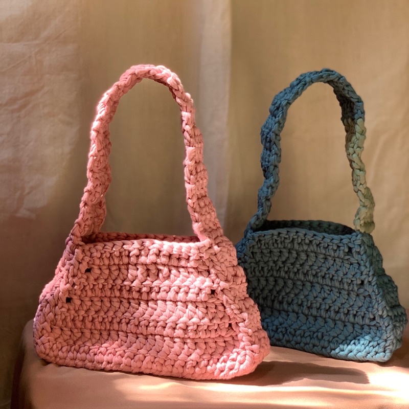 Jual Miku Bag / Tas Rajut / Shoulder Bag / Tas gaya korea | Shopee ...