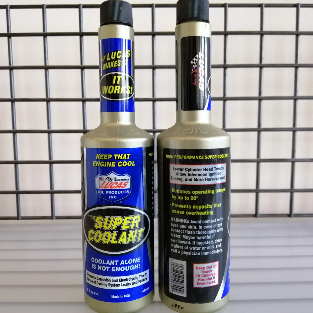 Jual Super Coolant Lucas Oil (Konsentrat Radiator) 473 ml | Shopee ...