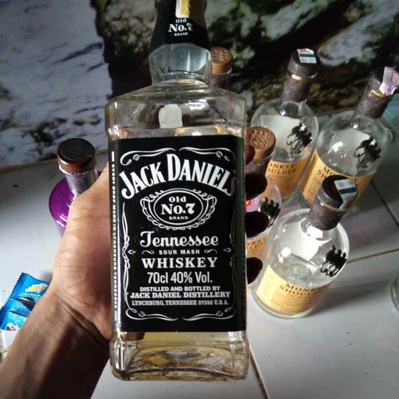 Jual botol bekas miras jack D | Shopee Indonesia