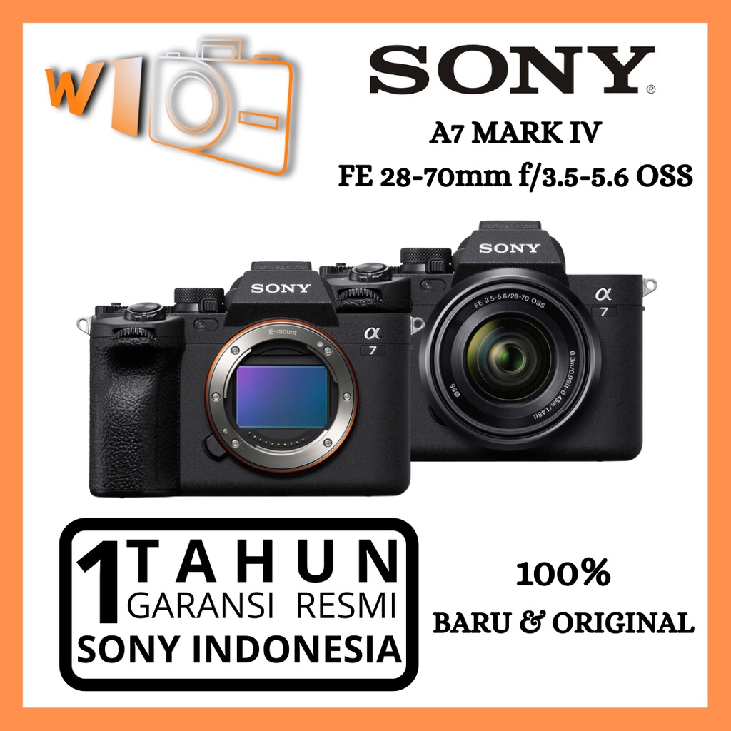 Jual KAMERA SONY A7 IV Mirrorless Camera KIT 28-70mm F/3.5 5.6 OSS ...