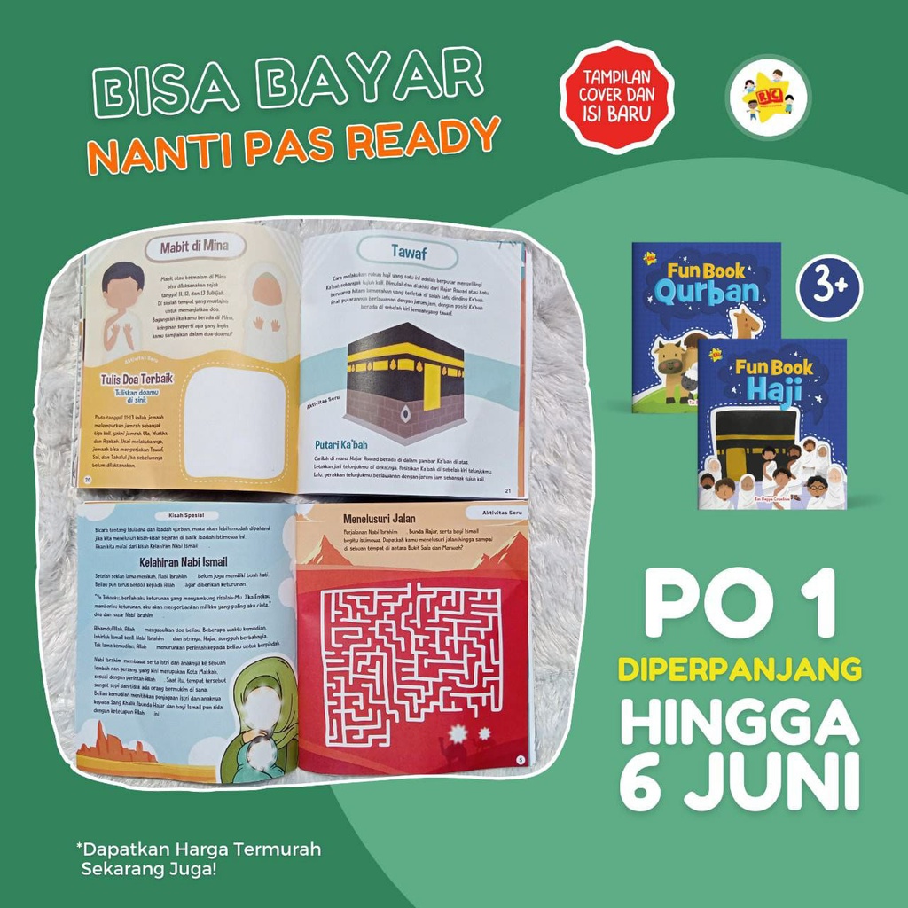 Jual Buku Fun Book Haji & Qurban by Rayya Creativa | Shopee Indonesia