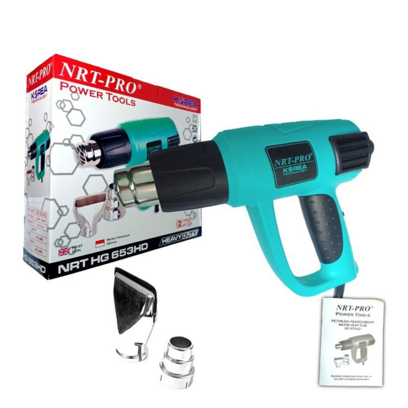Jual Hot Air gun NRT PRO / Heat Gun HG653HD Alat pemanas Kaca film ...