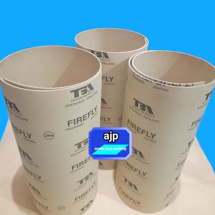 Jual tba firefly sheet 3mm x 50cm x 50cm packing kertas gasket paper ...
