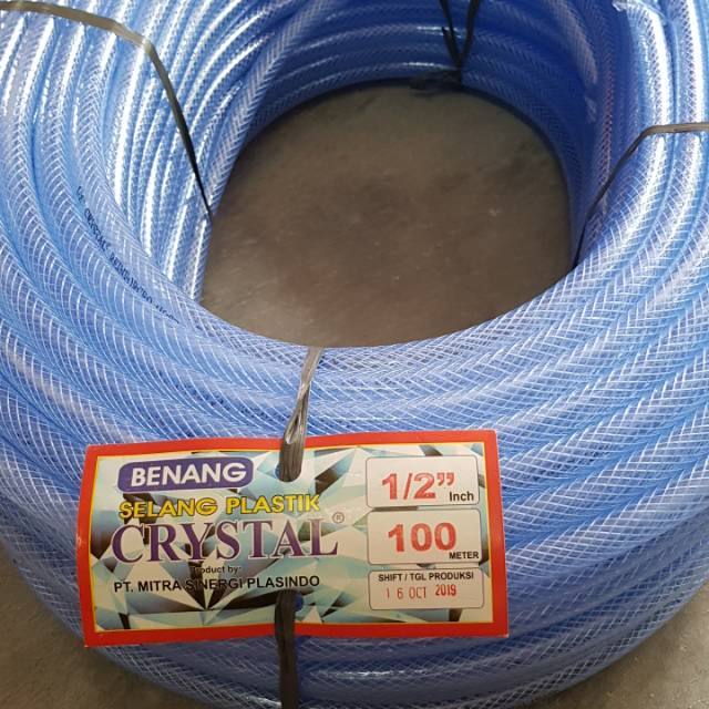 Jual SELANG AIR SERAT BENANG 1/2" INCH PER METER | Shopee Indonesia