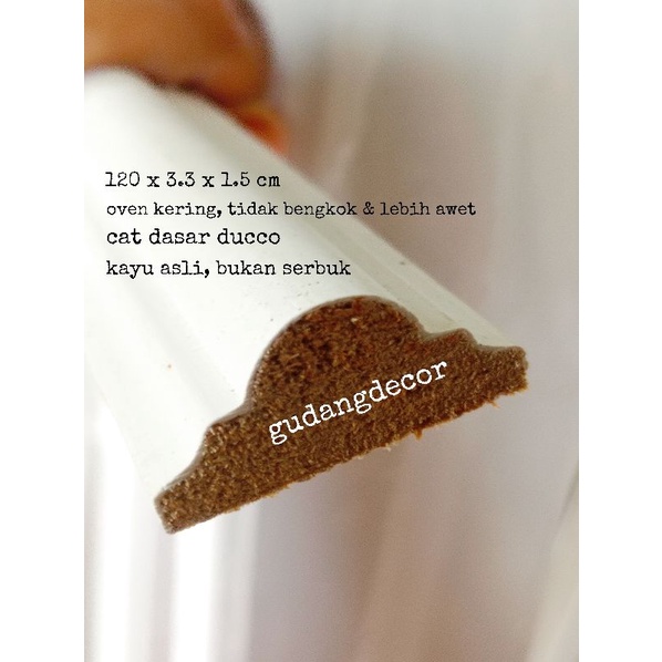 Jual wall moulding lis profil Wood plank panel kayu bukan serbuk tidak ...