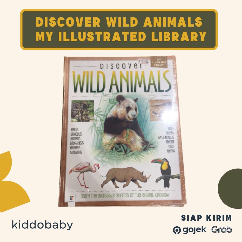 Jual Discover Wild Animals My Illustrated Library | Buku Bacaan Anak ...