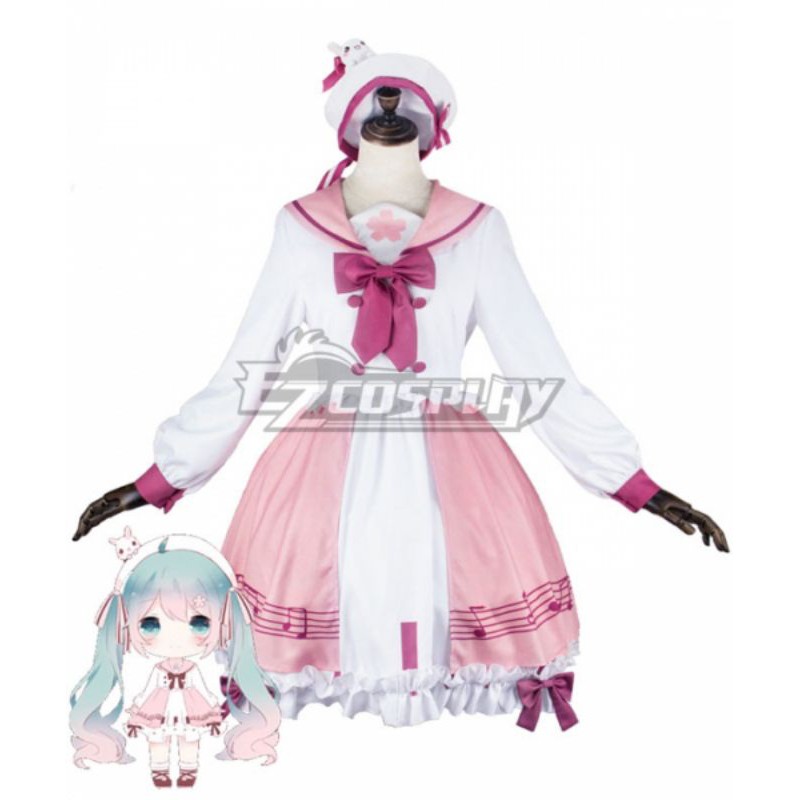 Jual Vocaloid Hatsune Miku Diva Sakura Miku Lolita Dress Cosplay ...